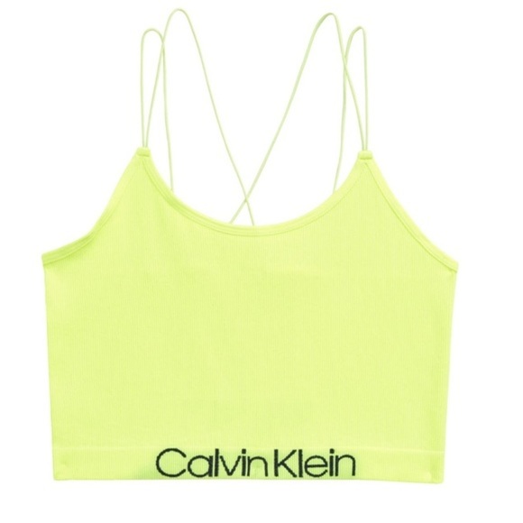 Calvin Klein | Shirts & Tops | Calvin Klein Neon Highlighter Seamless ...